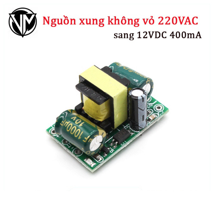 Mạch nguồn xung mini cách ly 12v 450mA AC-DC AC 220V sang 12V DC - nguồn không vỏ | Shopee Việt Nam