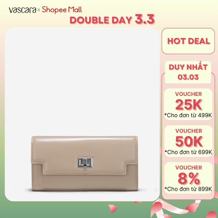 [Hot Deal 22H00 - 24H00 | 3.3] Vascara Ví Cầm Tay Nắp Gập Vát Góc - WAL ...