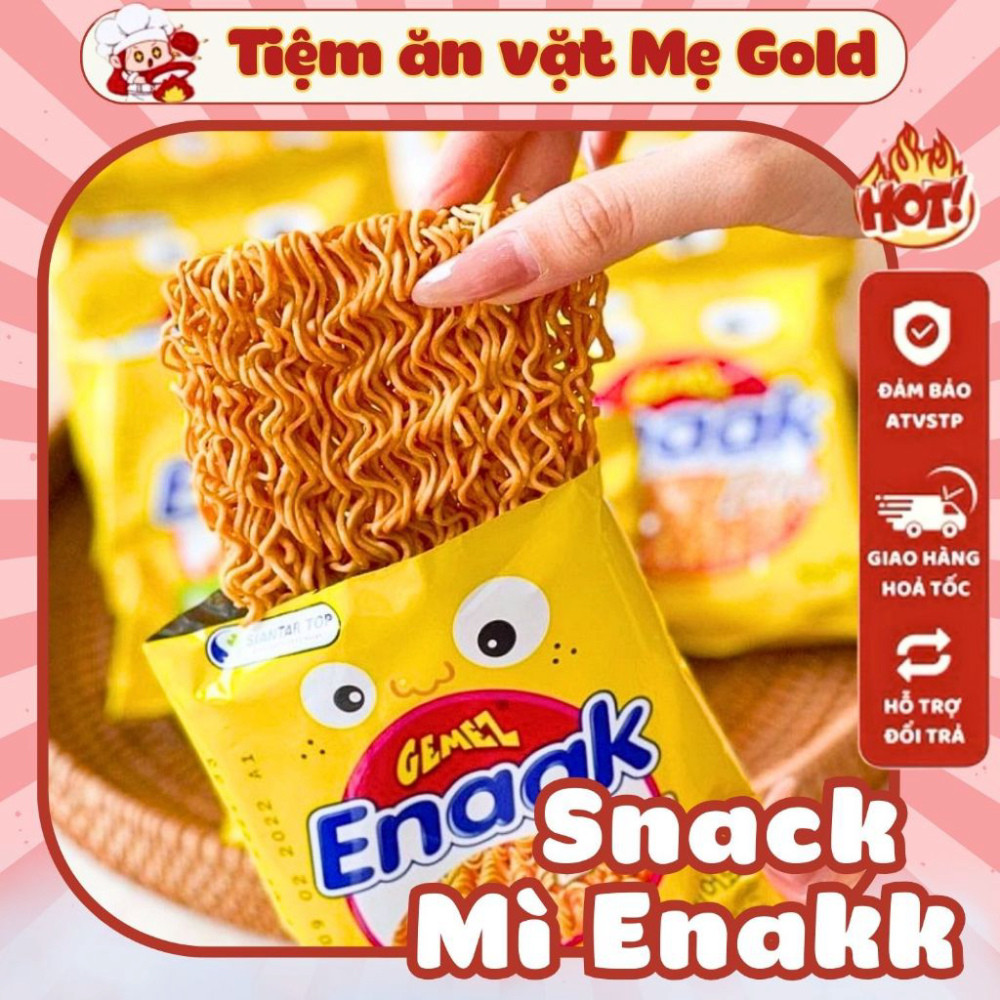 Hộp 24 Gói Mì Trẻ Em Enaak 30G, Mì Snack Indonesia Trẻ Em Hộp 720G ...