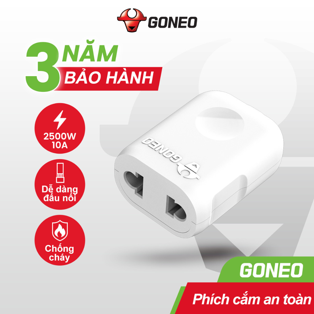 Chân Cắm 2 Chấu GONEO - 10F2 - Chính Hãng | Shopee Việt Nam
