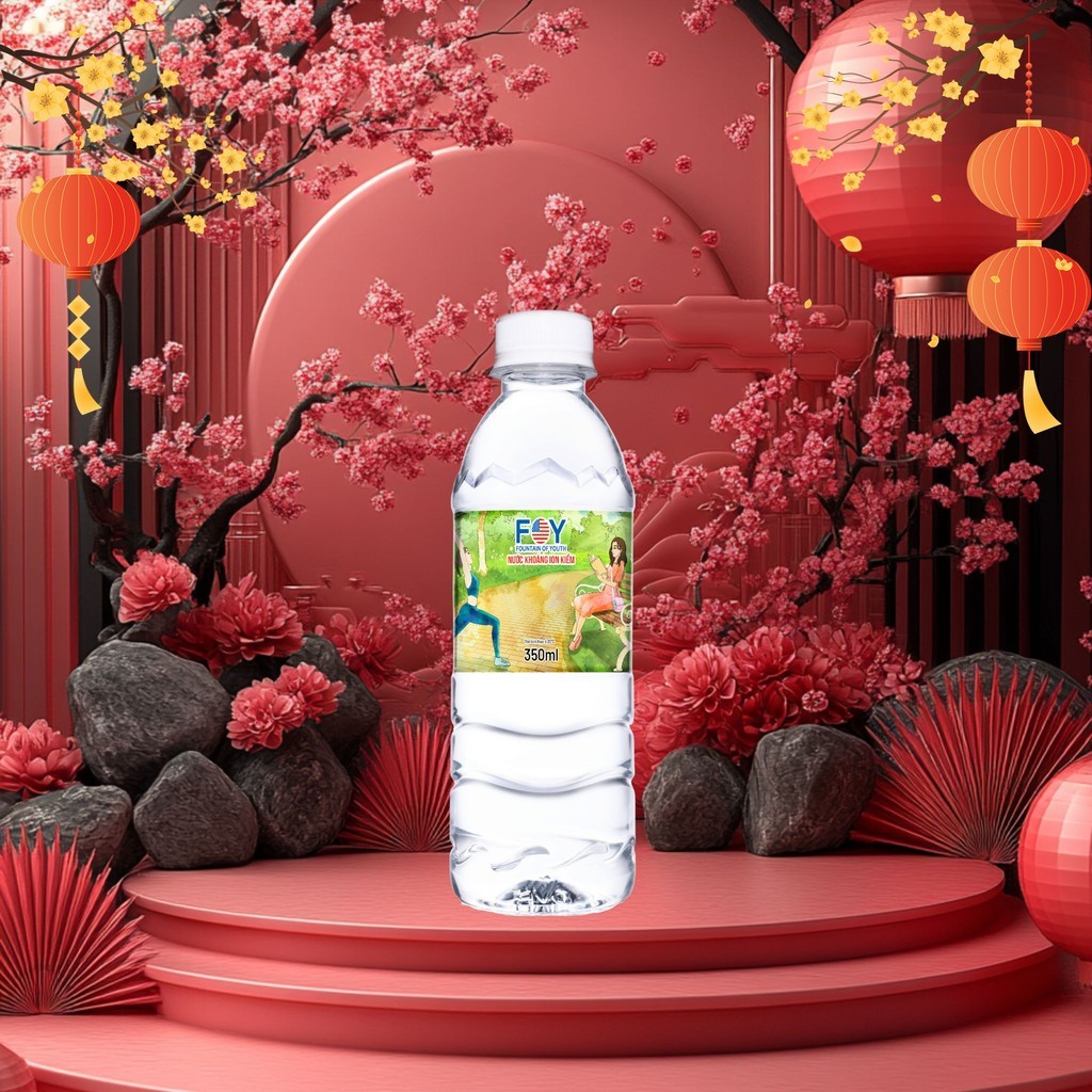 [QUÀ TẶNG] Thùng 24 Chai Nước kiềm FOY Artist Series 2024 loại 350ml ...