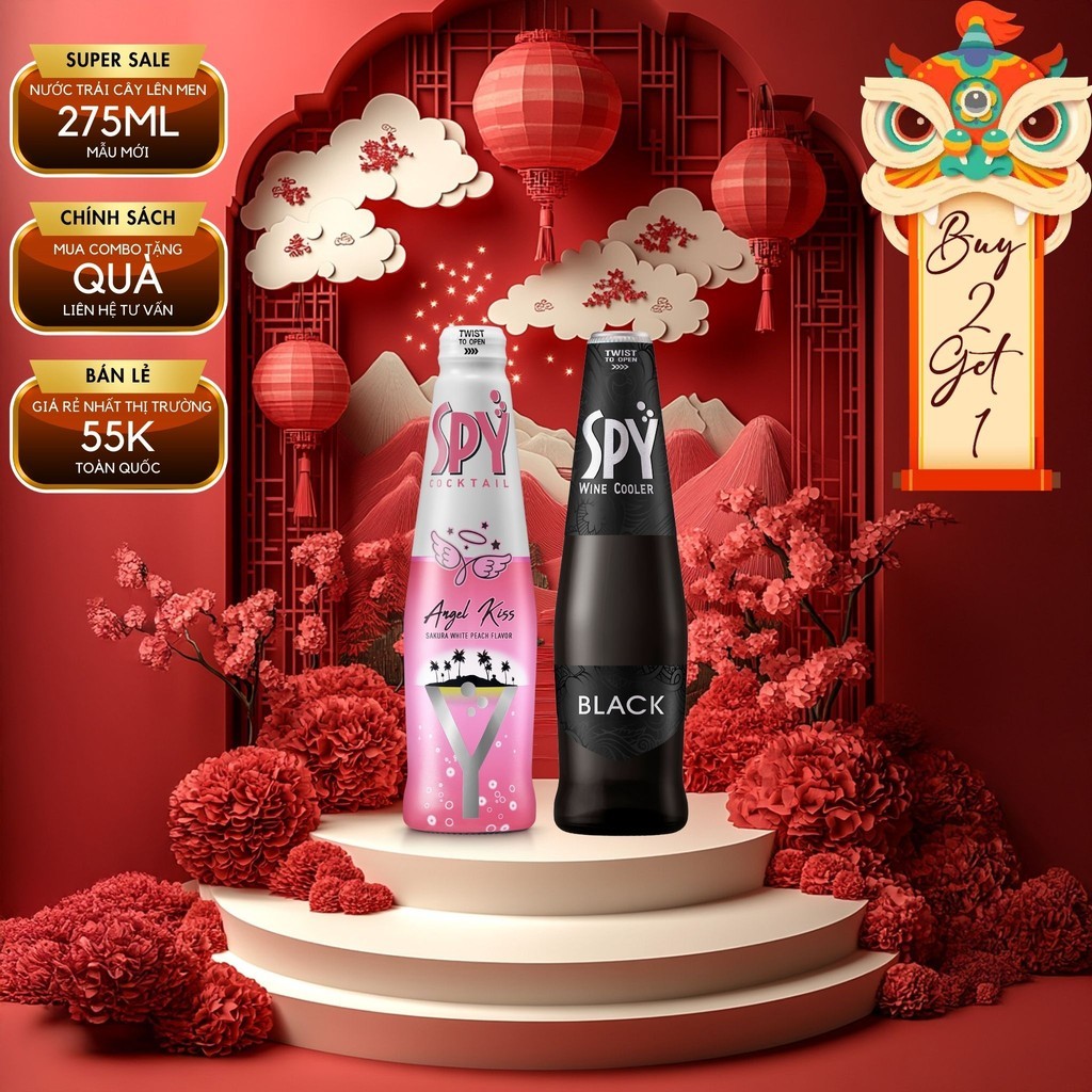 Nước trái cây lên men Thái Lan Spy 4% 275ml | Shopee Việt Nam