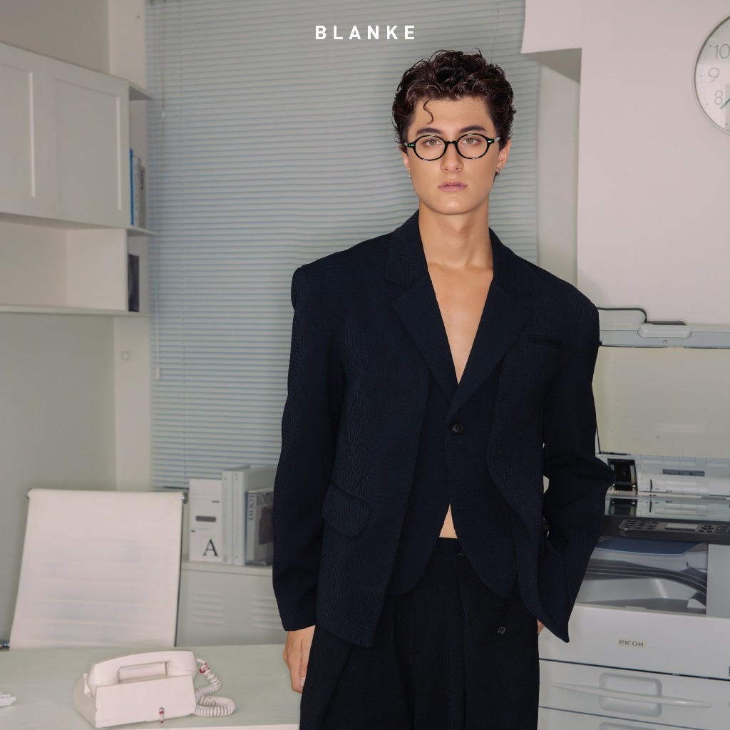 BLANKESPACE Áo Khoác Embrace Blazer Chất Liệu Cotton Tổng Hợp Nam Nữ Unisex | Shopee Việt Nam