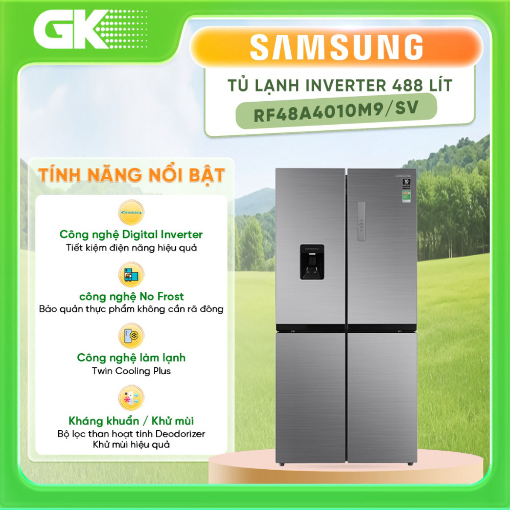 ( RF48A4010M9/SV -Tủ lạnh Samsung Inverter 488 lít RF48A4010M9/SV - Bảo ...