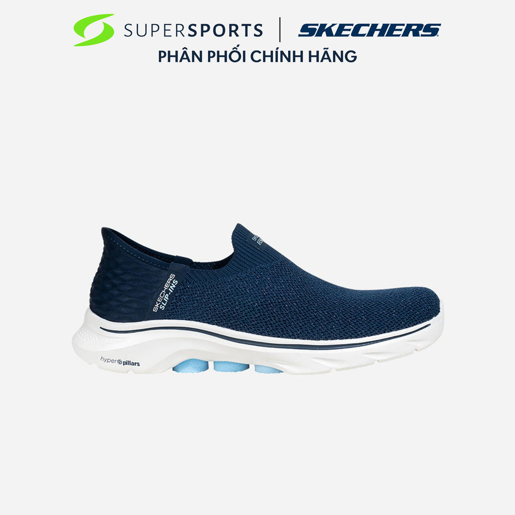 Giày Luyện Tập Nữ Skechers GOwalk 7 - Xanh Navy - 125219-NVY | Shopee ...