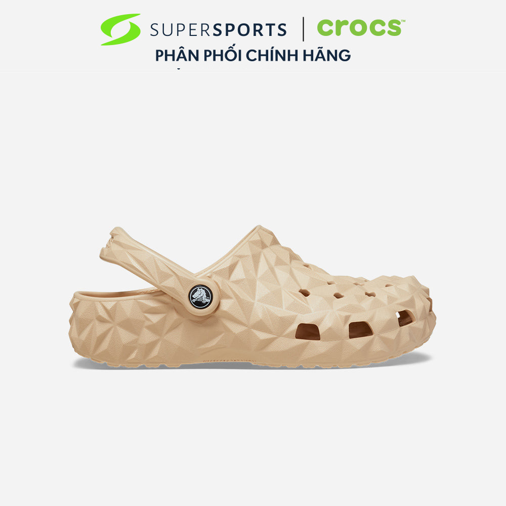 Giày Clog Unisex Crocs Classic Geometric Shitake - Be - 209563-2DS ...