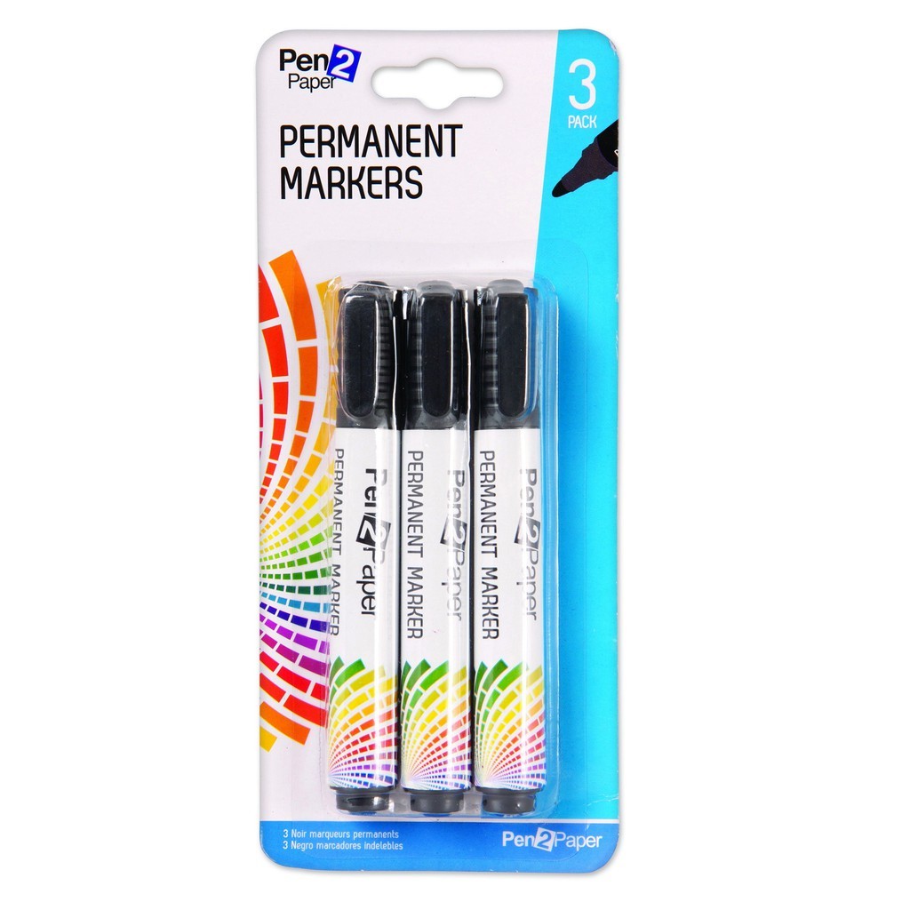 Bộ 3 Cây Bút Lông Dầu UNCLE BILLS Màu Đen Bút Lông Cao Cấp Tiện Dụng - SE0005 | Shopee Việt Nam