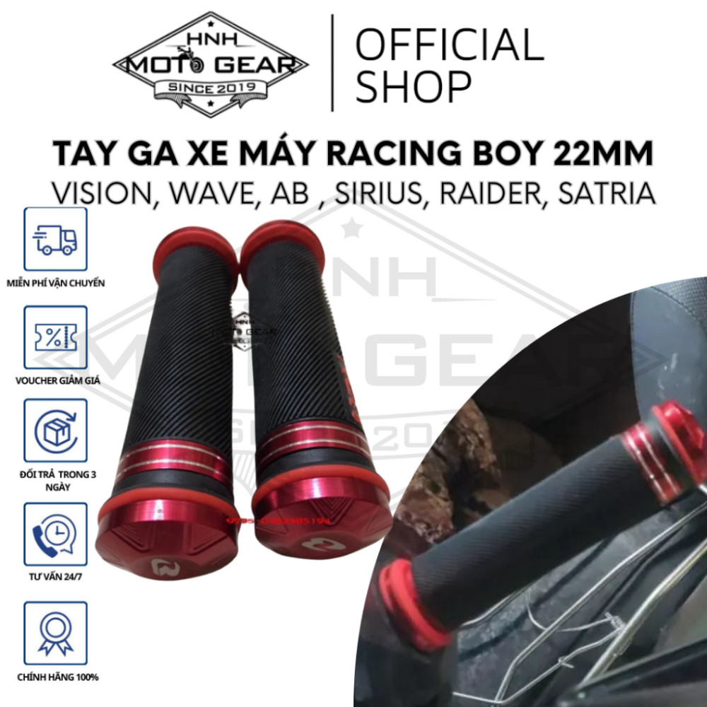 Bao Tay Tay Ga Racing Boy Cho Xe Máy AB, SH, Vision, Winner, Ex, Sirius ...