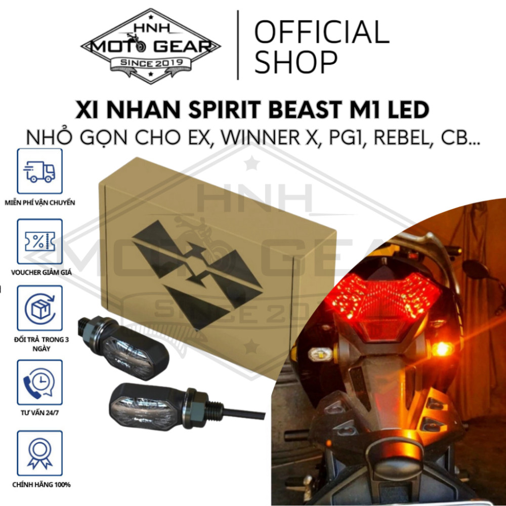 Đèn Xi Nhan Led M1 Spirit Beast Cho Ex, Winner X, NVX, CB, CBR, XSR ...
