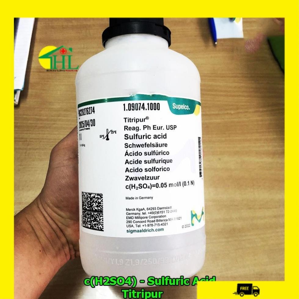 Hóa chất c(H2SO4) Acid sulfuric - Titripur - thí nghiệm | Shopee Việt Nam