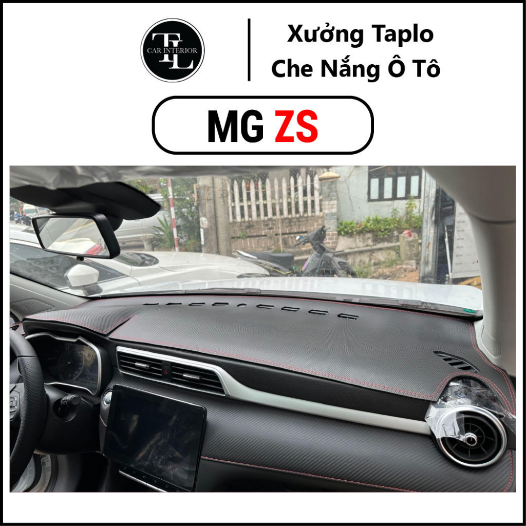 Thảm taplo MG ZS 2020 2021 2022 2023 2024 2025, thảm taplo che nắng da ...