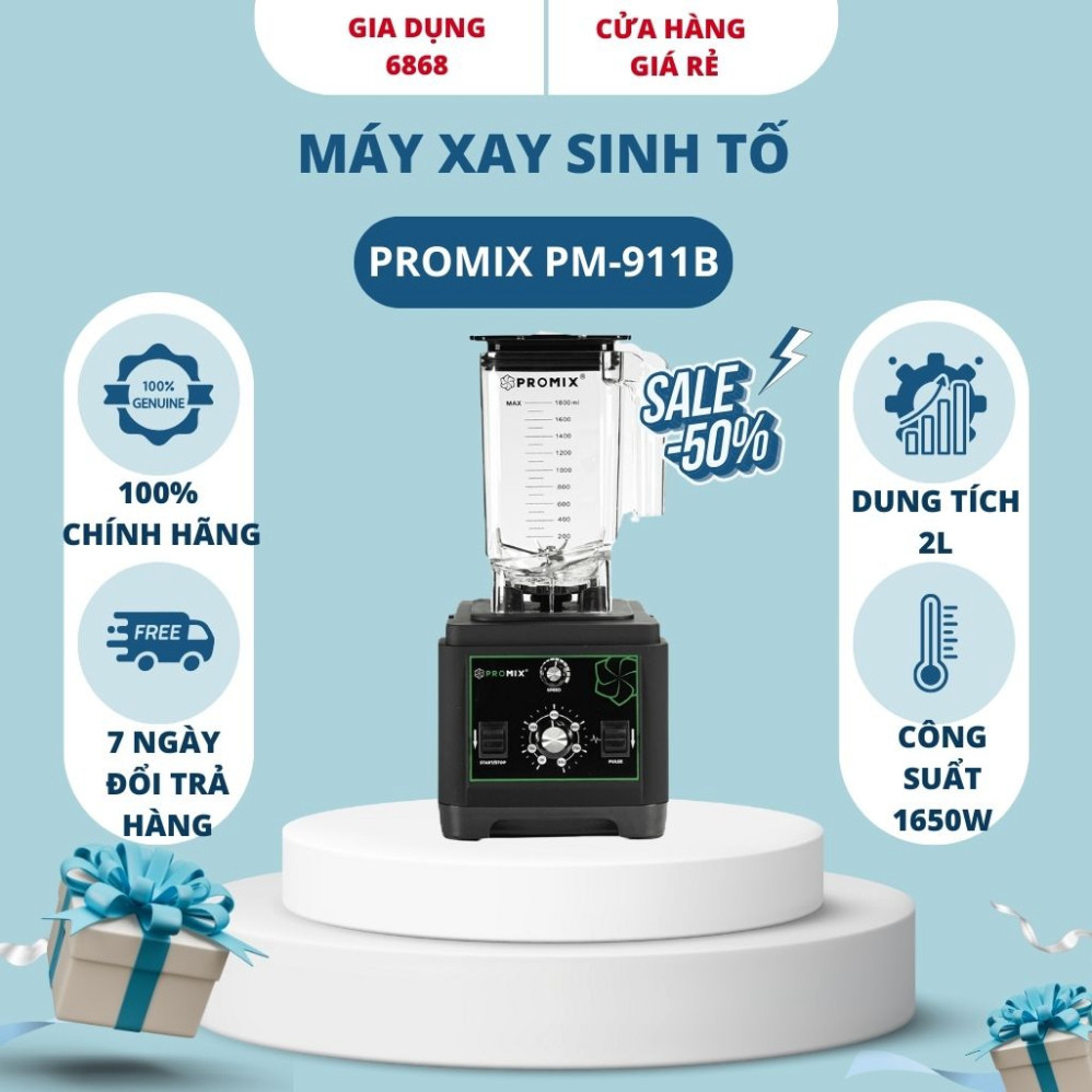 MÁY XAY SINH TỐ CÔNG NGHIỆP PROMIX PM-911B - Dung Tích 2 Lít - Công ...