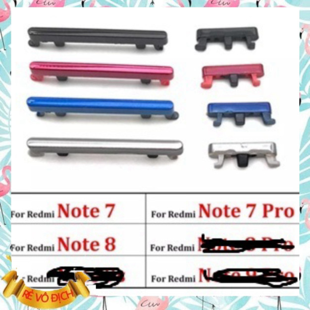 nút nhựa Xiaomi Redmi Note 7/note 8 mở nguồn + volume . | Shopee Việt Nam