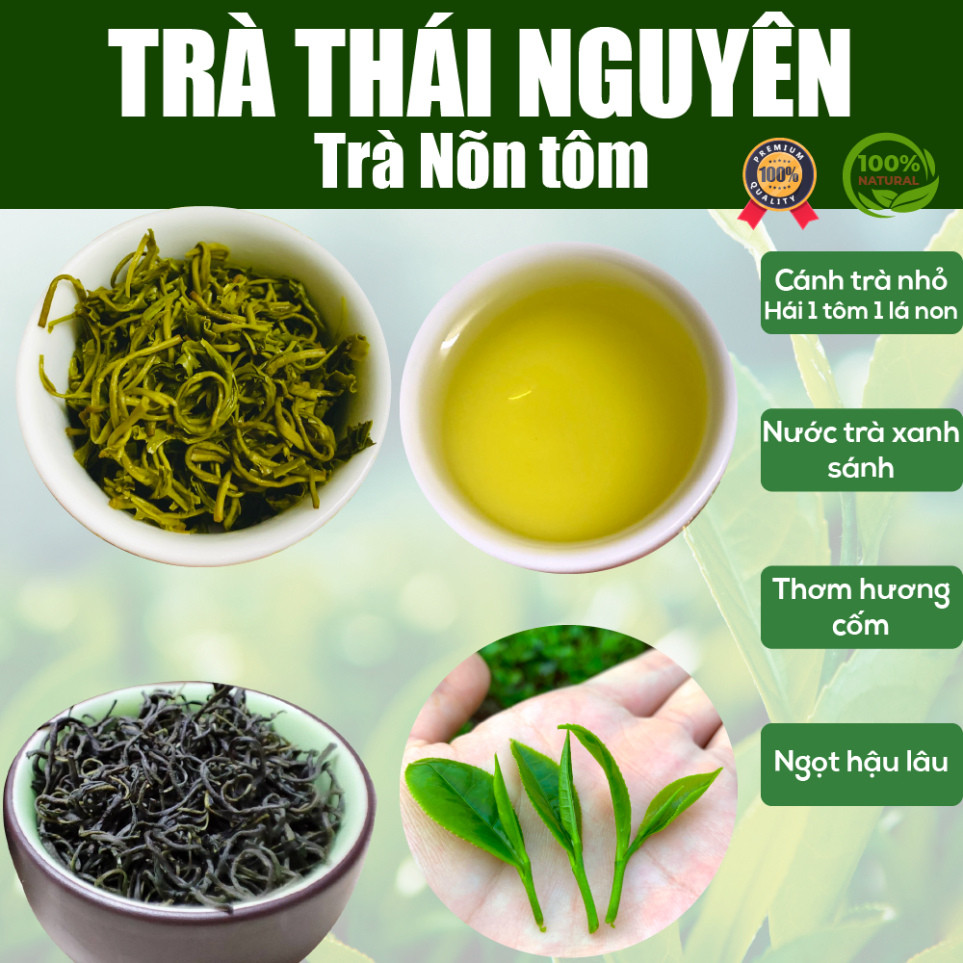 Trà Thái Nguyên Thượng Hạng, 500G Trà Nõn Tôm Thượng Hạng - Trà Tân ...