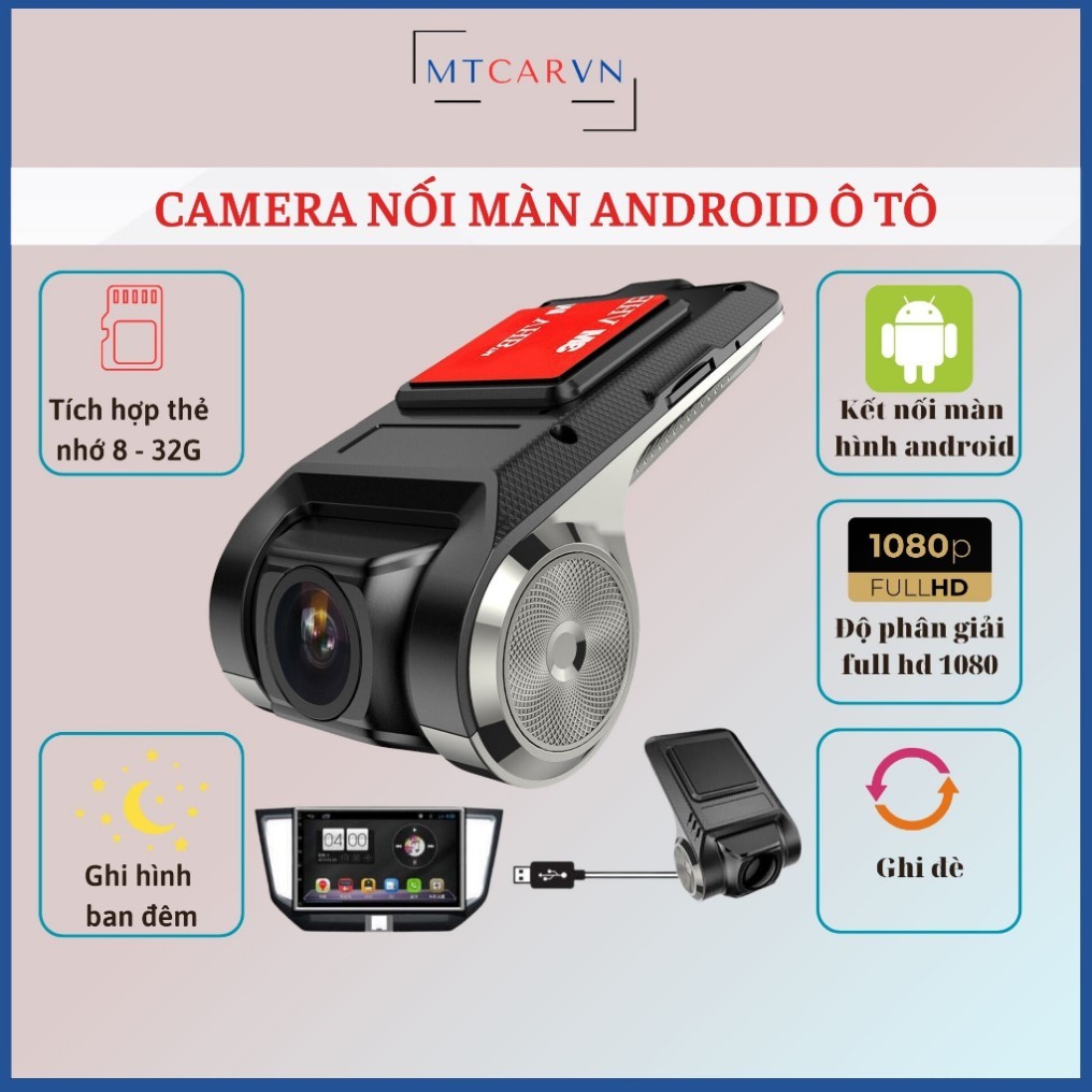 Camera hành trình U2 FullHD tích hợp màn hình Android ô tô | Shopee ...