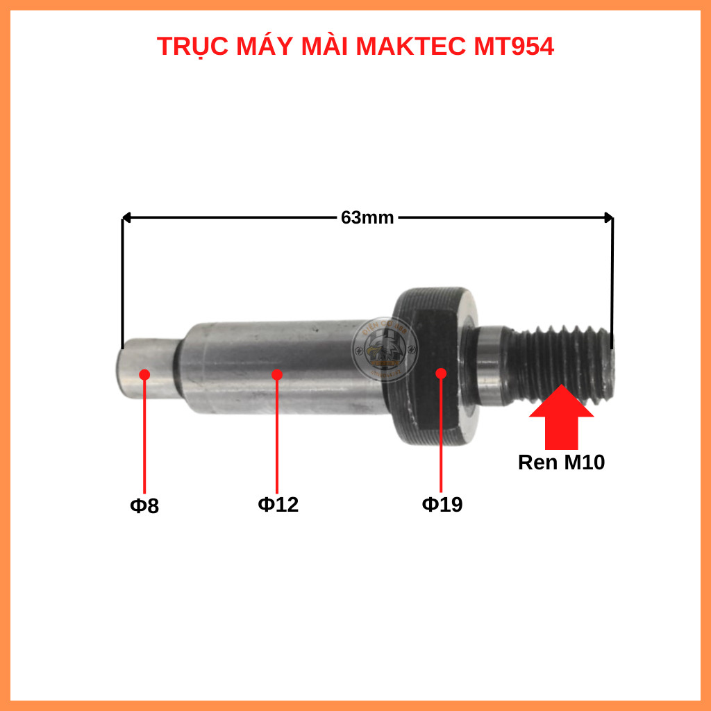 Trục cốt găn đá máy mài Maktec MT954, MT951 | Shopee Việt Nam