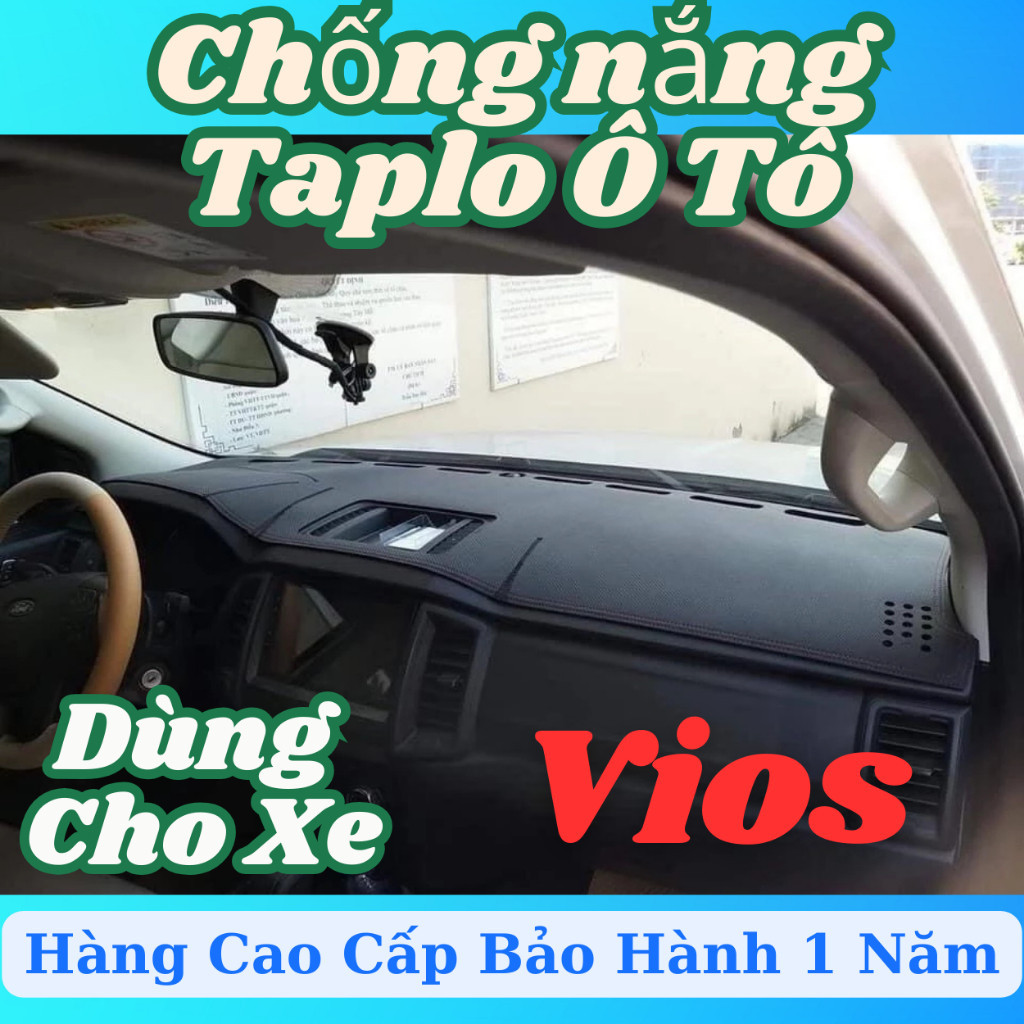 THAM TAPLO GỖ TOYOTA VIOS DA VÂN GỖ DA CARBON NHUNG LÔNG CỪU 3 LỚP CÓ ...
