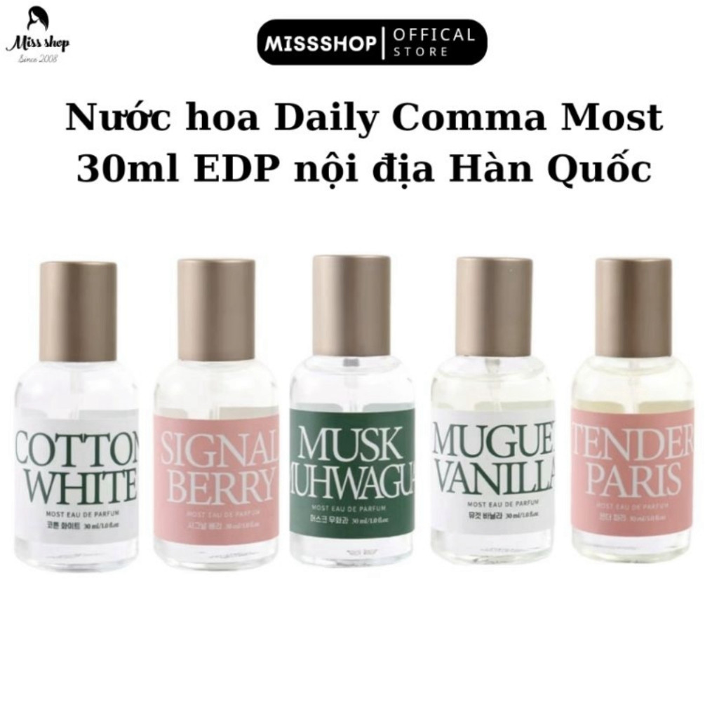 Nước hoa Daily Comma Most 30ml EDP nội địa Hàn Quốc - Mẫu mới | Shopee ...