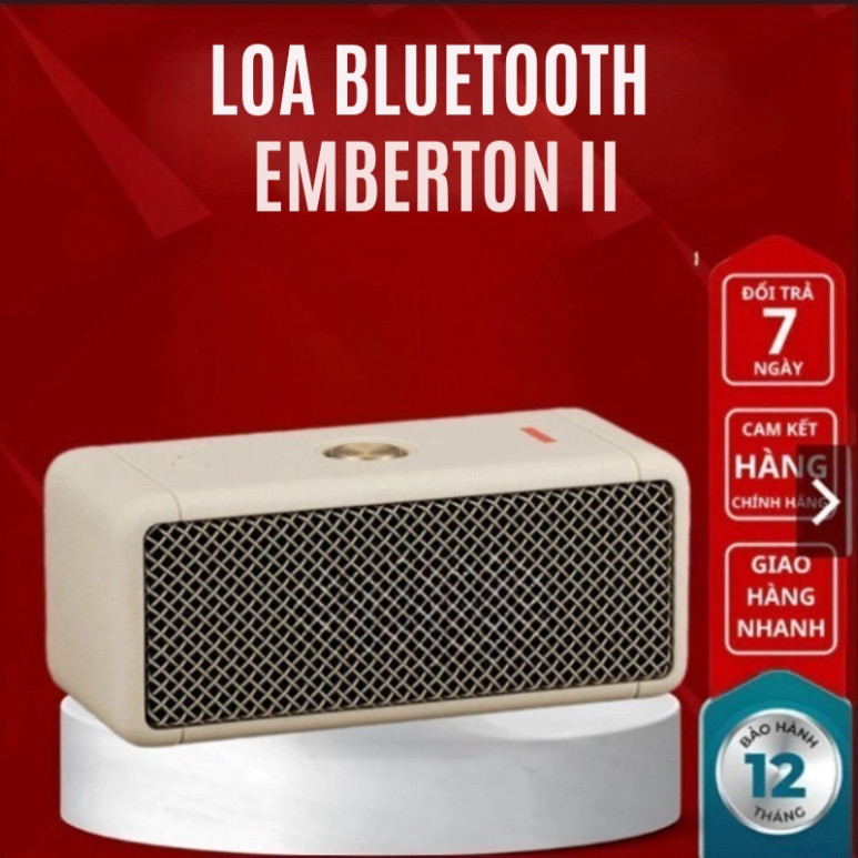 Loa Bluetooth M.S Emberton 2 - Pin dùng 30 tiếng, năng suất 20W, chống ...