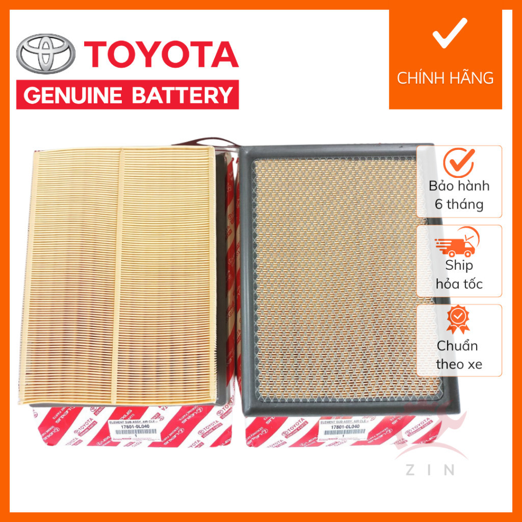[CHÍNH HÃNG] Lọc gió động cơ xe Toyota Innova Fortuner Hilux 2015 ...