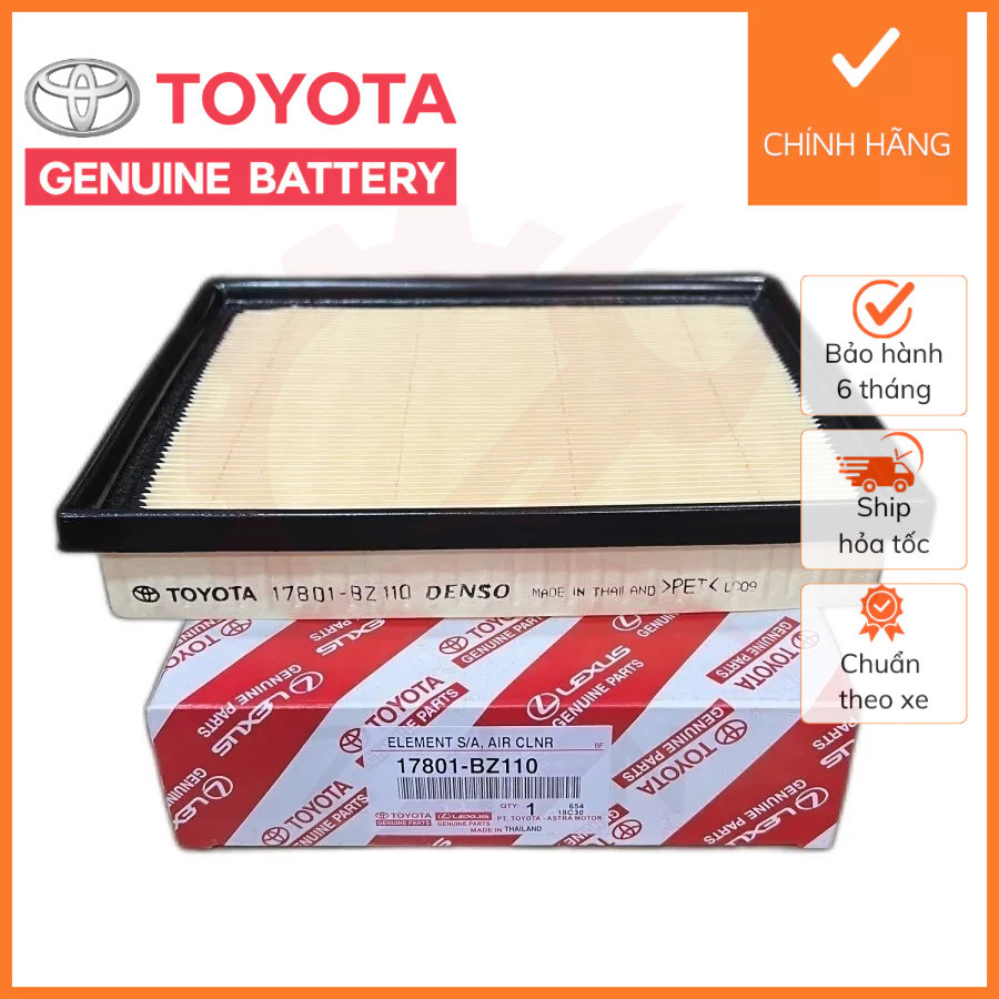 [CHÍNH HÃNG] Lọc Gió Động Cơ TOYOTA RAIZE VELOZ AVANZA 17801-BZ110 ...