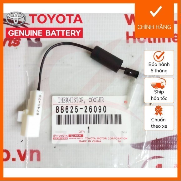 [Chính Hãng] Cảm biến nhiệt độ dàn lạnh Vios 8862526090 88625-26090 ...