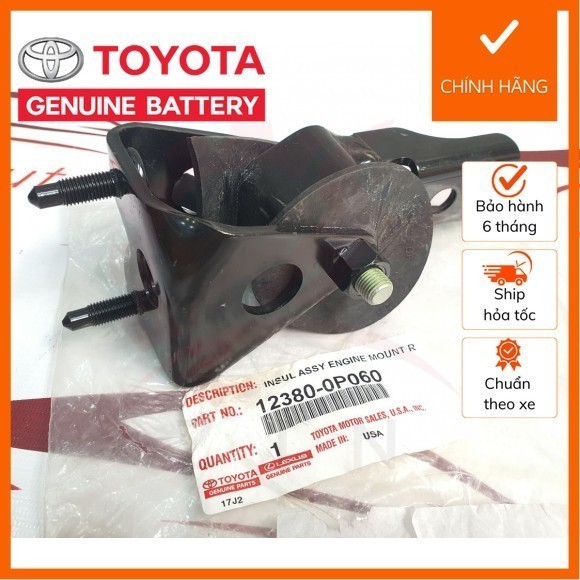 [Chính Hãng] Cao su chân máy sau Toyota Venza 12380-0P060 | Shopee Việt Nam