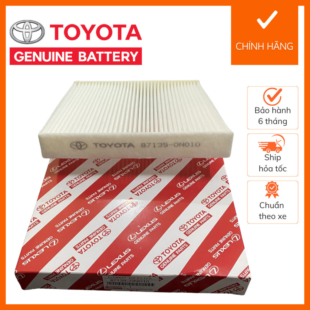 [ CHÍN HÃNG ] Lọc gió điều hòa, máy lạnh xe Vios, Innova, Fortuner ...