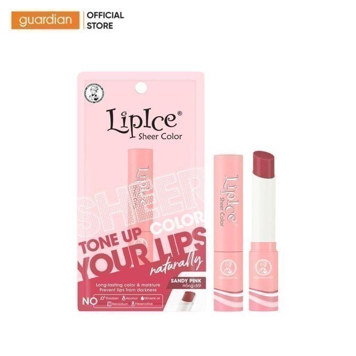 Son Dưỡng Môi Lipice Sheer Color Sandy Pink Hồng Đất 2.4G | Shopee Việt Nam