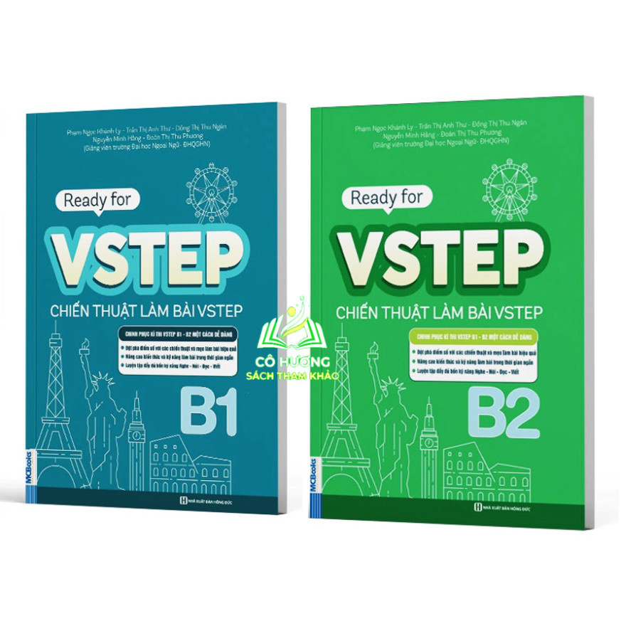 Sách - Combo Ready for VSTEP Chiến thuật làm bài VSTEP B1,B2 (MC ...