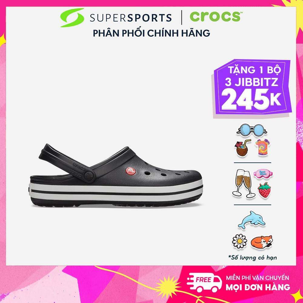 Giày Clog Unisex Crocs Crocband - Đen - 11016-001 | Shopee Việt Nam