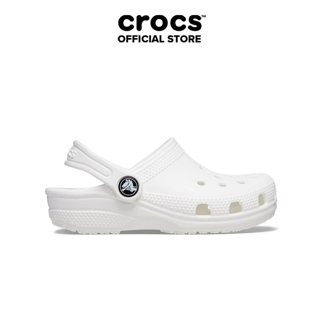 Giày Clog Trẻ Em Crocs Toddler Classic - White | Shopee Việt Nam