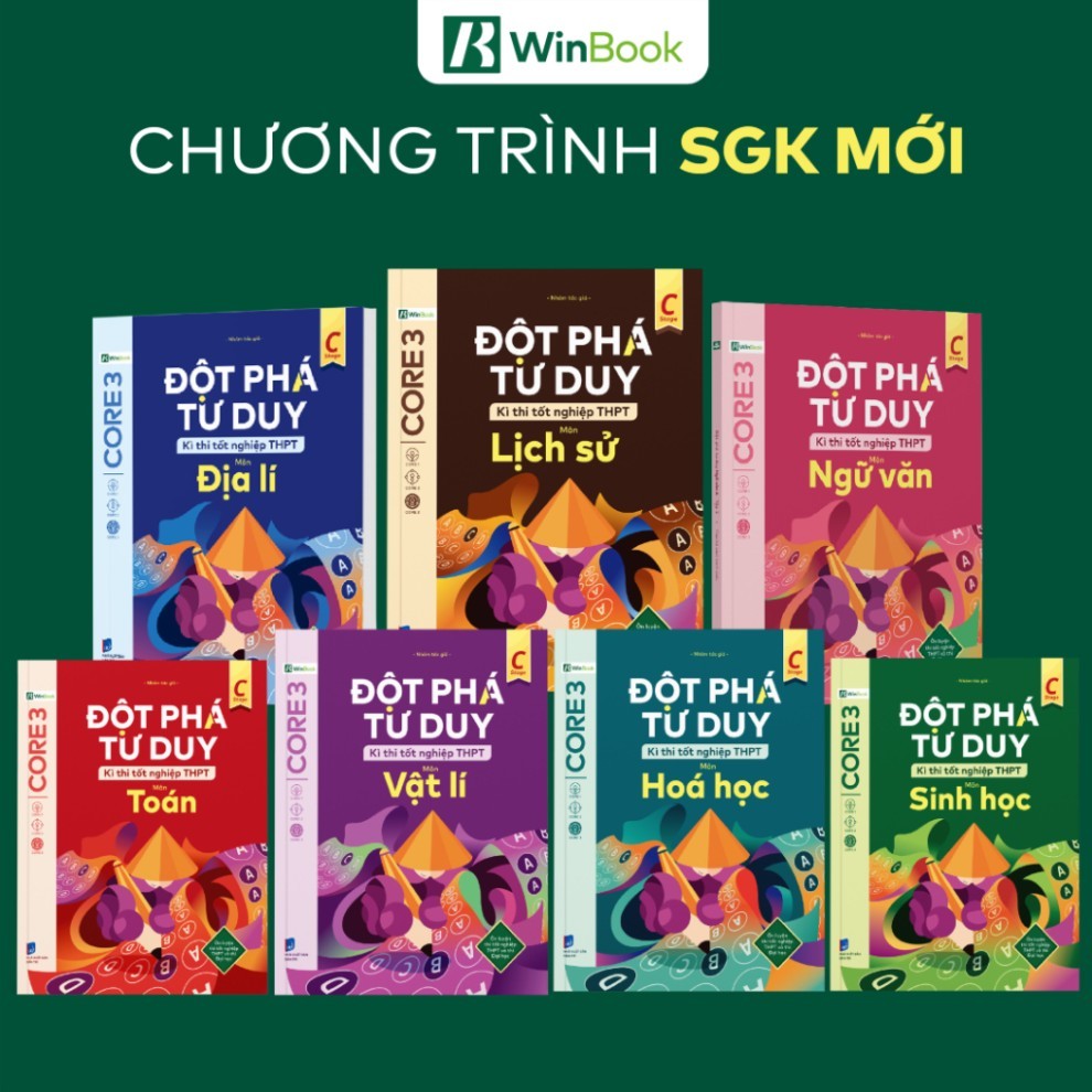 Sách Đột phá tư duy kì thi tốt nghiệp THPT-Toán, Vật lí, Hoá học, Sinh ...