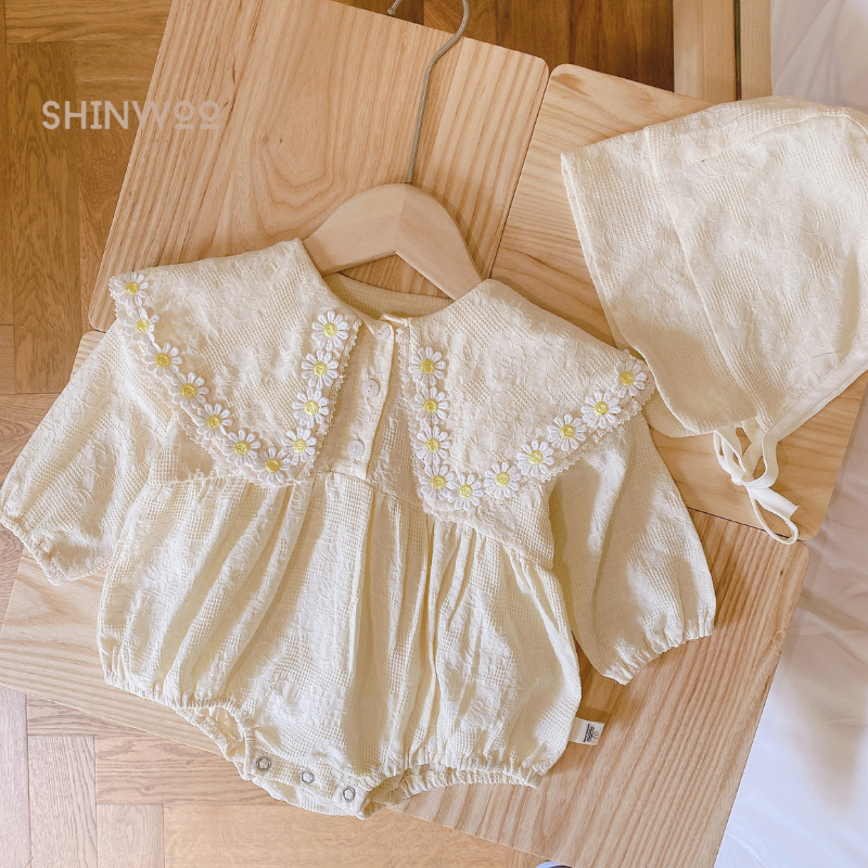 (QCCC) Set suit mũ hoa cúc shinwoo - SU002 | Shopee Việt Nam
