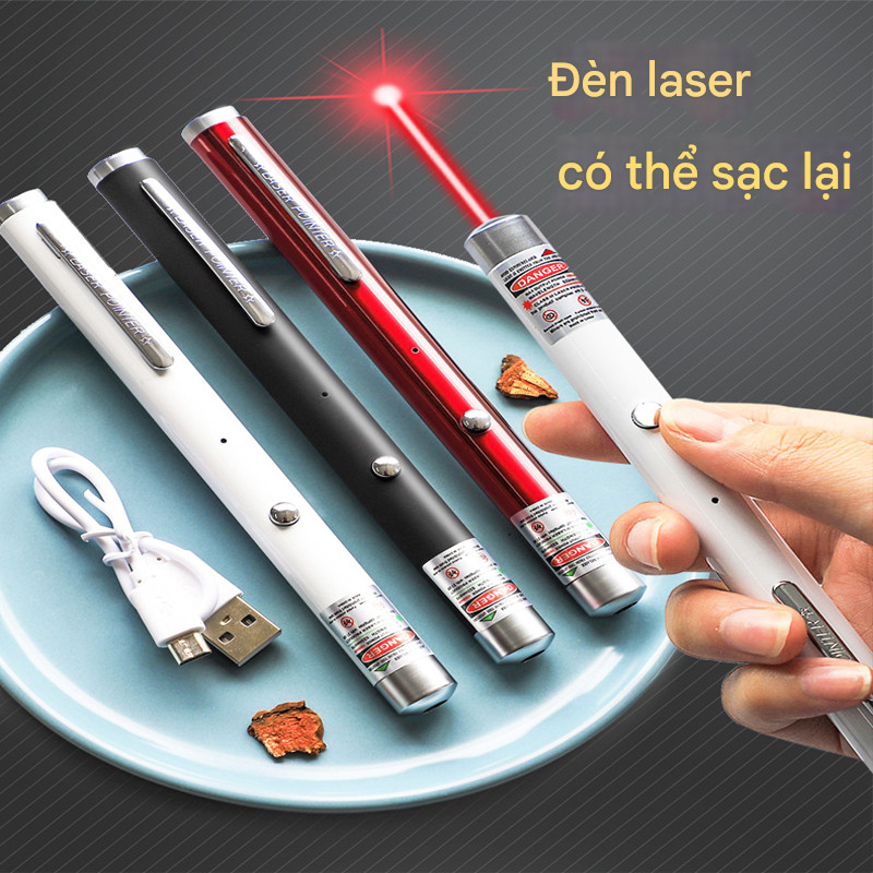 Đèn pin Laser 303 tia laze xanh lá, màu đỏ thuyết trình, giảng dạy đa ...