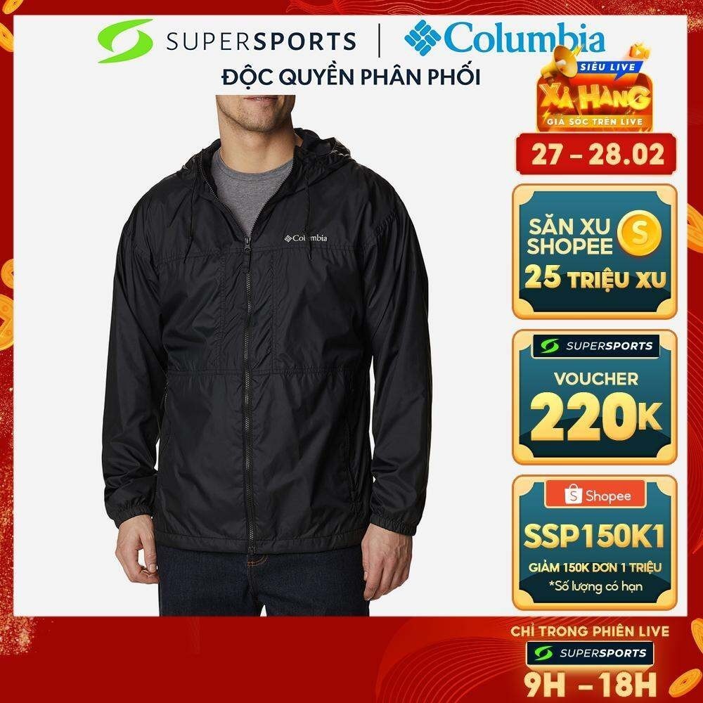 Áo Khoác Nam Columbia Flash Challenger™ Lined Windbreaker - Đen - 2008261009 | Shopee Việt Nam