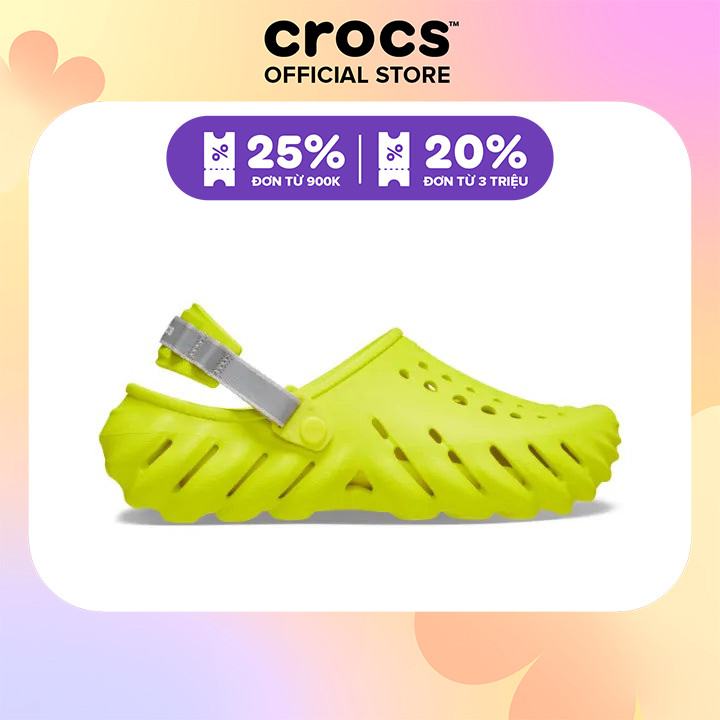 Giày Clog Unisex Crocs Echo Reflective Backstrap - Acidity | Shopee ...
