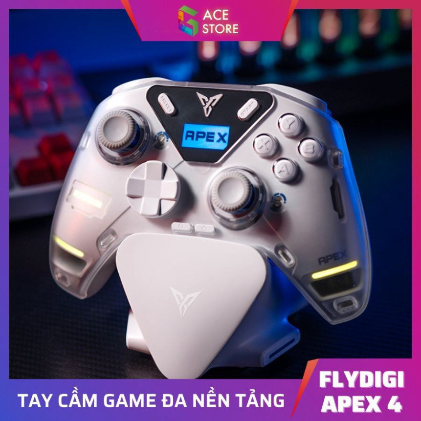 Hàng Chính Hãng] [BH12T] Flydigi Apex 4 | Tay cầm Game Bluetooth Wireless tương thích với IOS ...