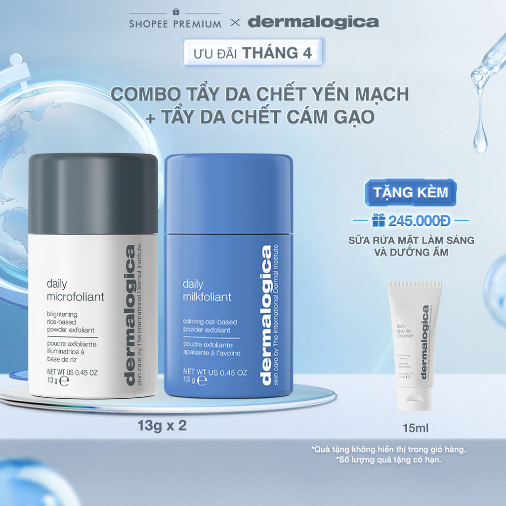 Combo Tẩy da chết cám gạo 13g + Tẩy da chết yến mạch 13g | Shopee Việt Nam