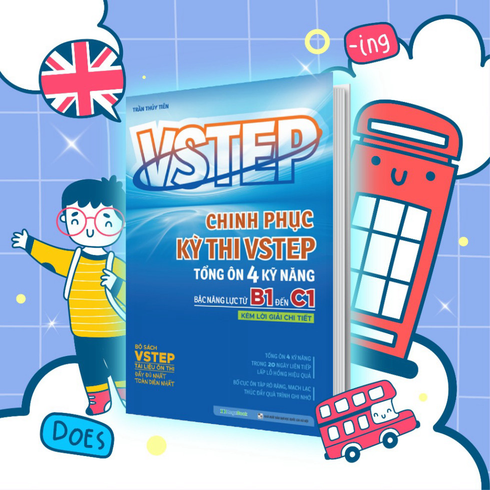 Sách VSTEP - Chinh phục kỳ thi VSTEP tổng ôn 4 kỹ năng bậc năng lực từ ...