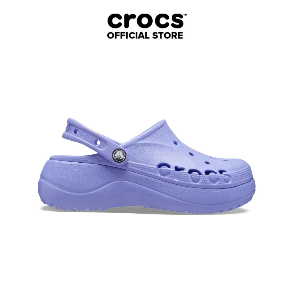 Giày Clog Nữ Crocs Baya Platform - Digital Violet | Shopee Việt Nam