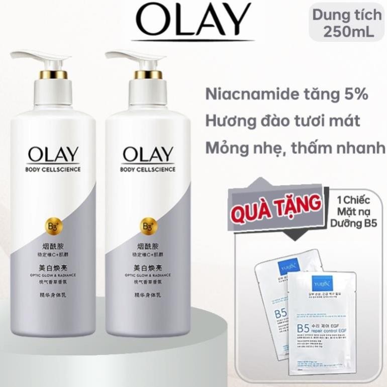 Sữa Dưỡng Thể Làm Trắng Da OLAY Vitamin C Bright Ultra Whitening Size 250ml | Shopee Việt Nam