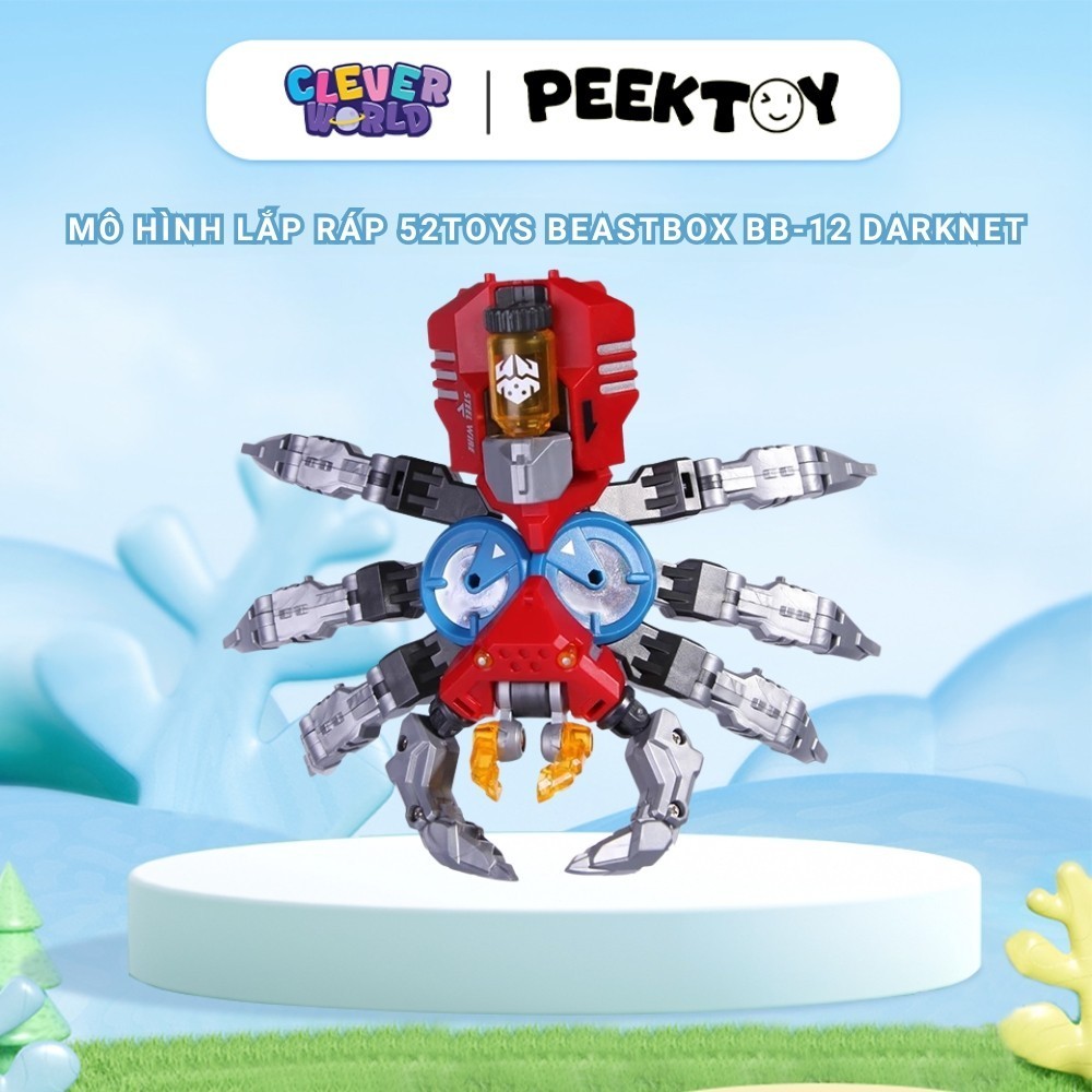 Mô Hình Lắp Ráp Beastbox Nhện Spider 52TOYs Darkner, Mô Hình Mecha ...