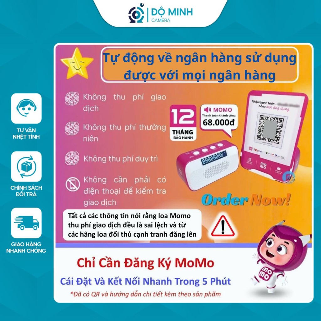 Loa Đọc Thông Báo Nhận Tiền Đối Soát Giao Dịch - Loa MoMo | Shopee Việt Nam