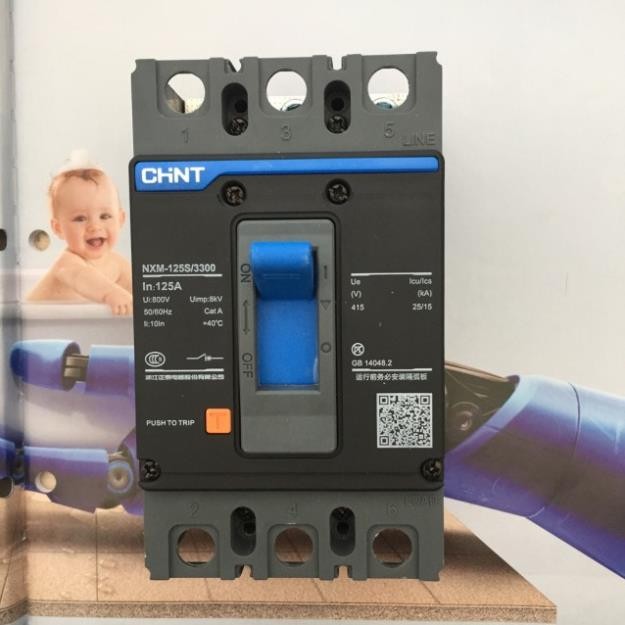 (CHINT) Aptomat tổng MCCB 3pha NXM-125S dải dòng 25A ,32A,40A,50A,63A,80A.100A,125A | Shopee ...