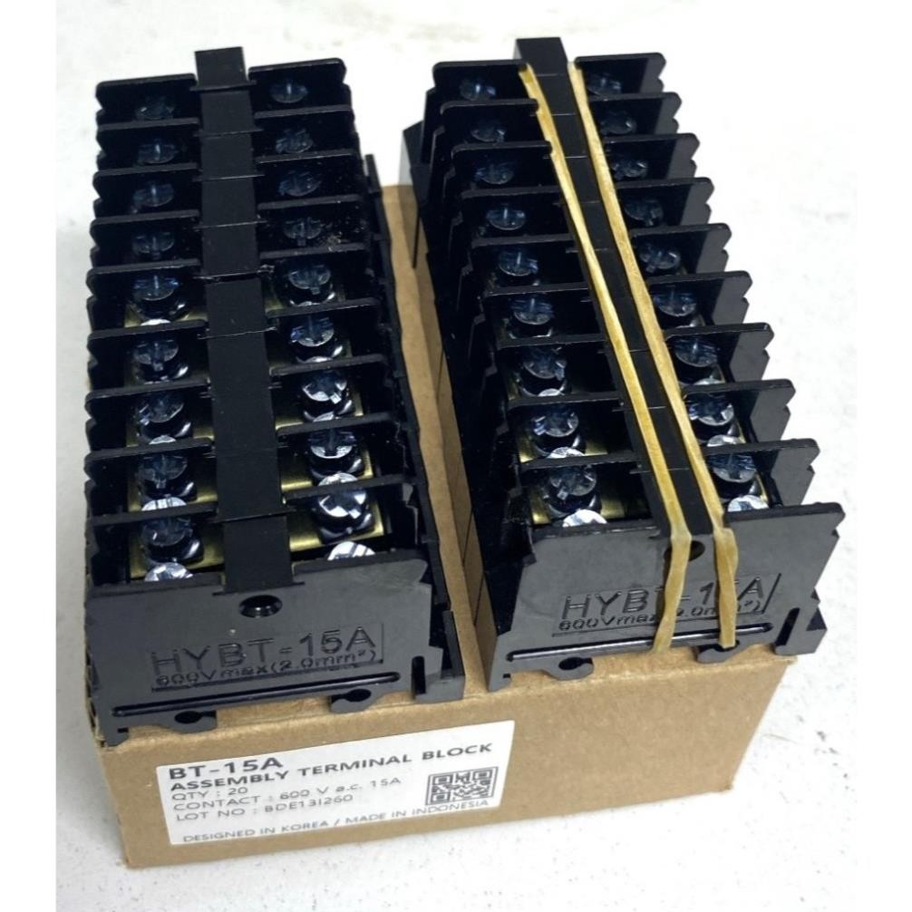 (Hanyoung) SET 10 cầu đấu đơn tép 15A mã hàng HYBT-15A chính hãng ...