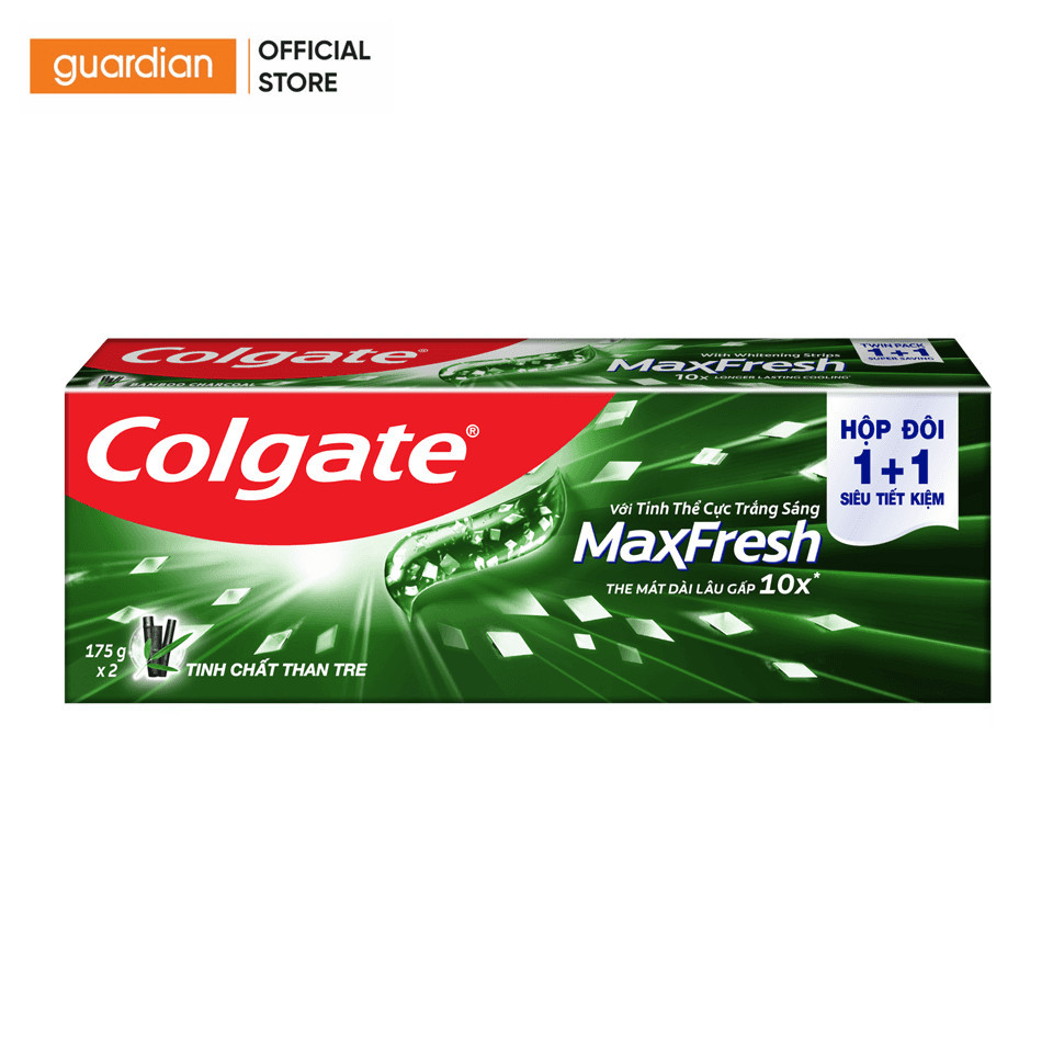 Bộ Đôi Kem Đánh Răng Colgate Maxfresh Than Tre 175Gx2 | Shopee Việt Nam