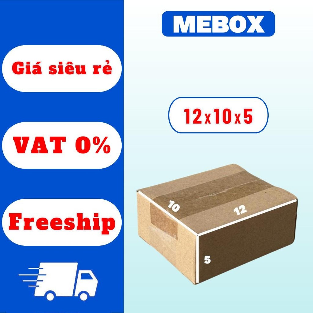 12x10x5 bộ 10 hộp carton đóng hàng | Shopee Việt Nam