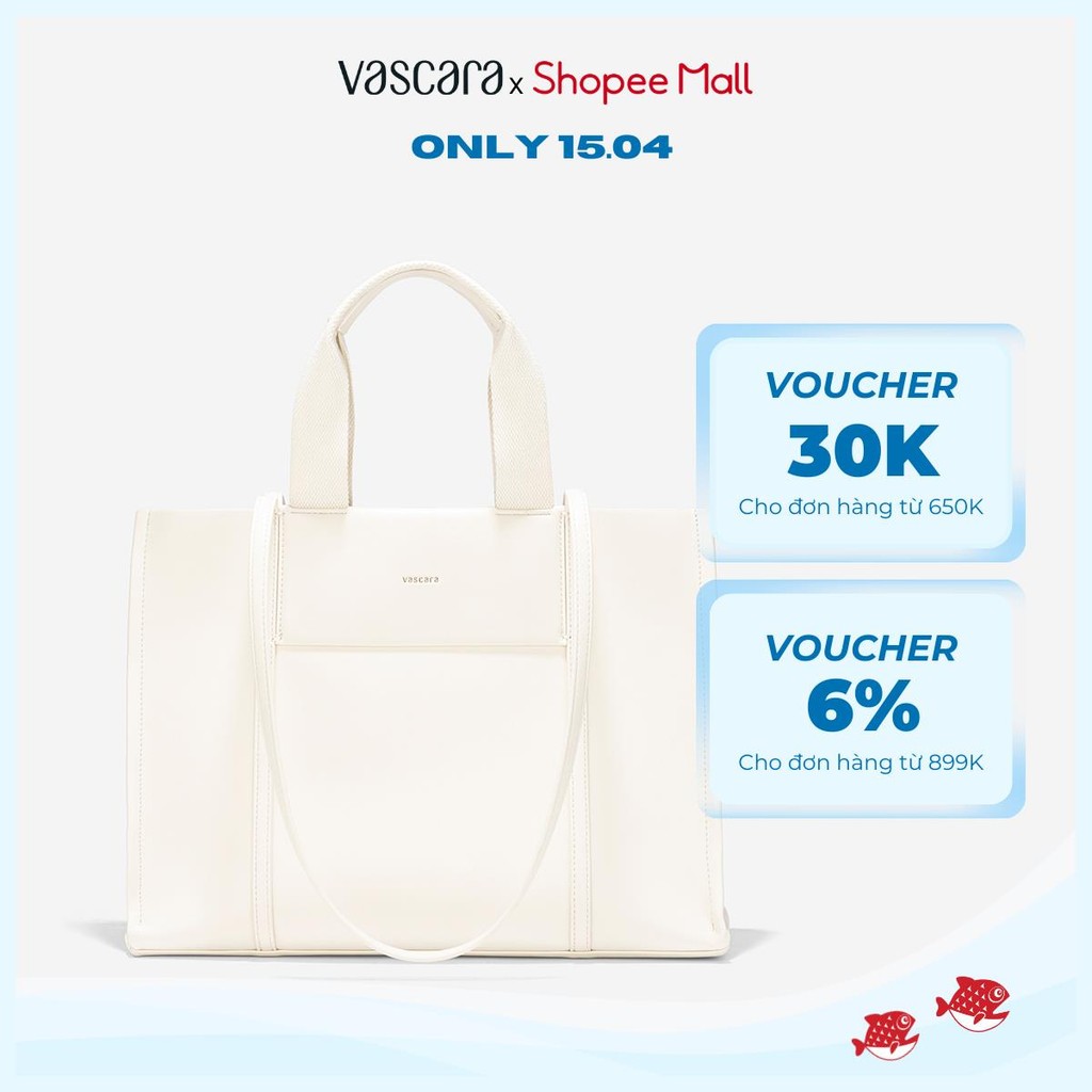 [Voucher 30K | 15.4] Vascara Túi Tote Basic Quai Đôi - TOT 0161 ...
