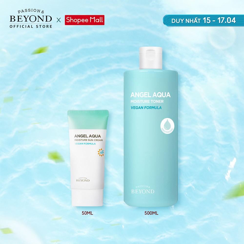 Combo Kem Chống Nắng Angel Aqua Moisture Sun Cream 50ml + Nước Hoa Hồng ...